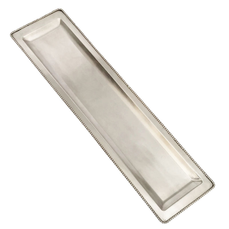 Bespoke Home - Pewter Beaded Vanity Tray