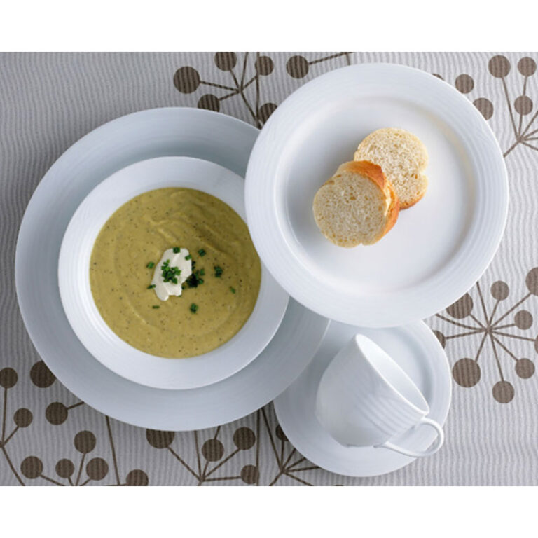 Bespoke Home - Arctic White Coupe Dinner Plate